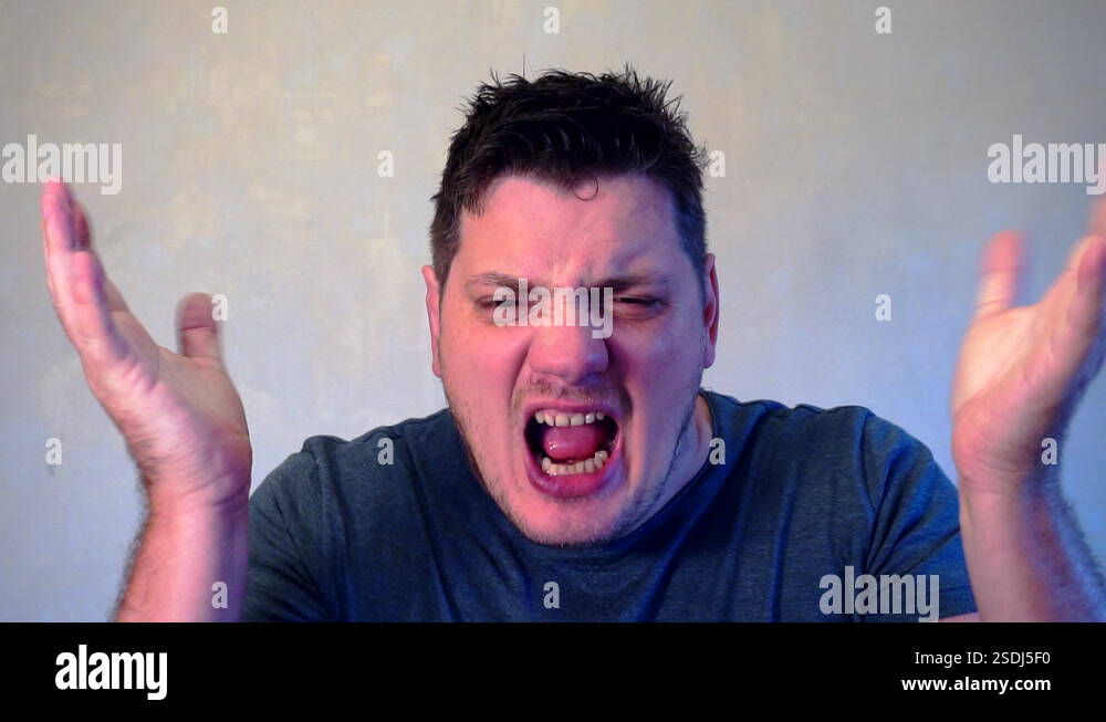 Angry sad man shrugging shoulders Stock Videos & Footage - HD and 4K ...