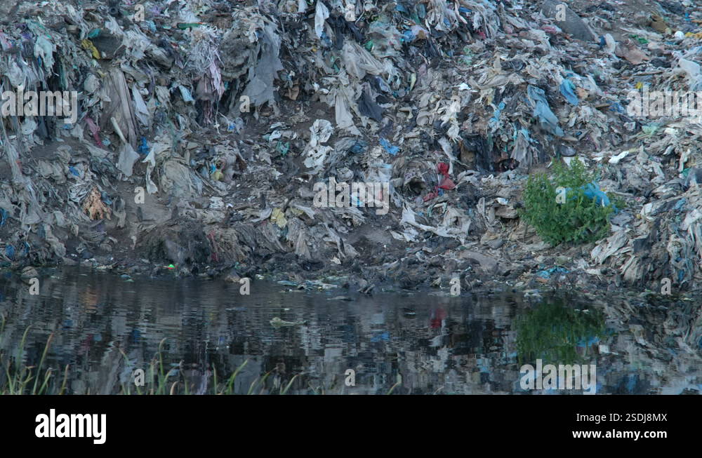 Concept Polluted Nature By Household And Chemical Commodity on Dump ...