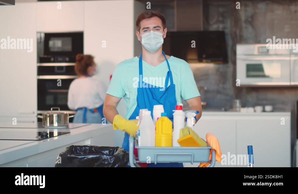 Male cleaner uniform Stock Videos & Footage - HD and 4K Video Clips - Alamy