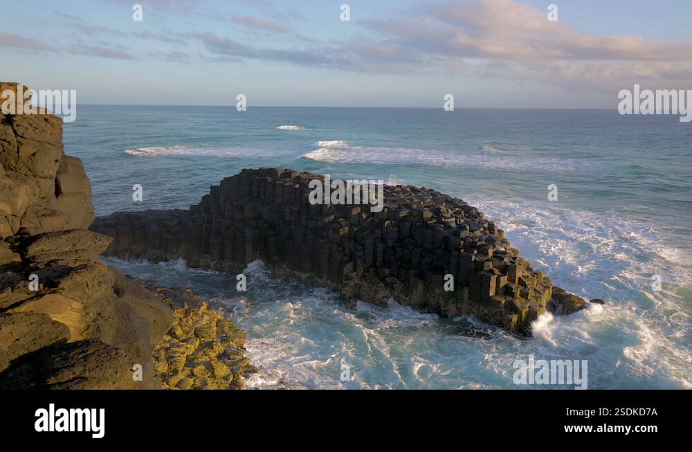 Fingal Head Causeway,ancient basalt lava flow,New South Wales,Australia ...
