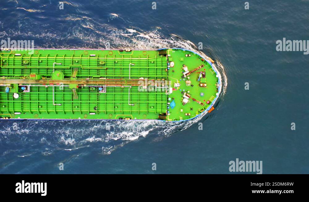 Oil tanker (LPG or chemical) is floating at sea oil port terminal. Oil ...