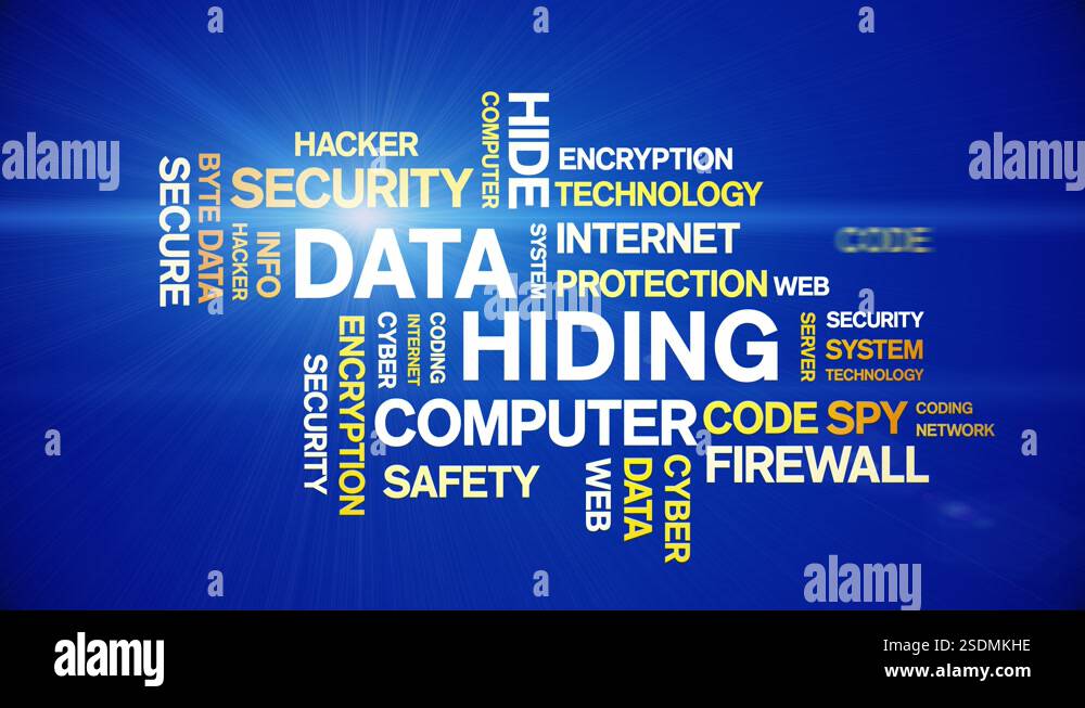 4k Data Hiding Animated Tag Word Cloud,Text Design Animation seamless ...