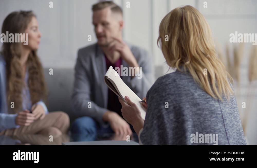 Psychologist taking notes couple Stock Videos & Footage - HD and 4K ...