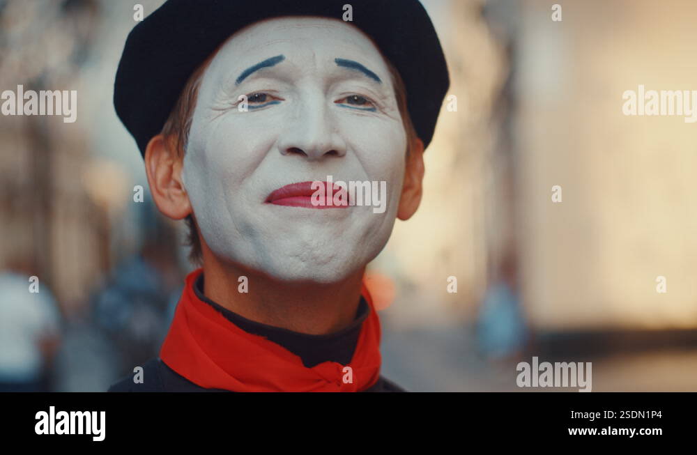 Smiling face mime in street Stock Videos & Footage - HD and 4K Video ...