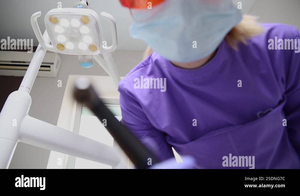 Dental examinations, the orthodontist check your teeth and braces at ...