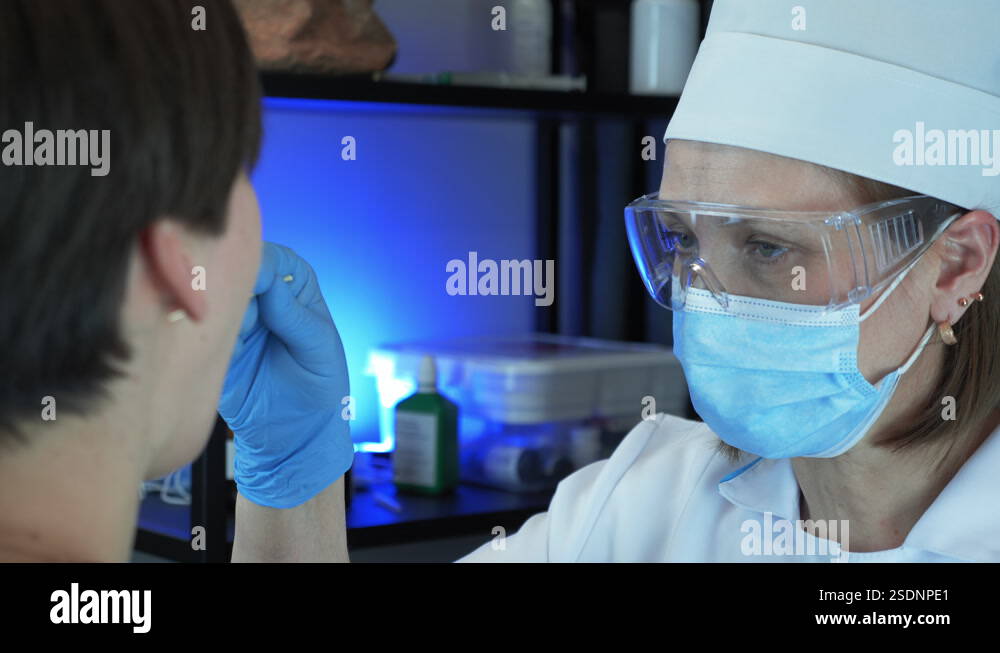 Woman doctor scientist laboratory room Stock Videos & Footage - HD and ...