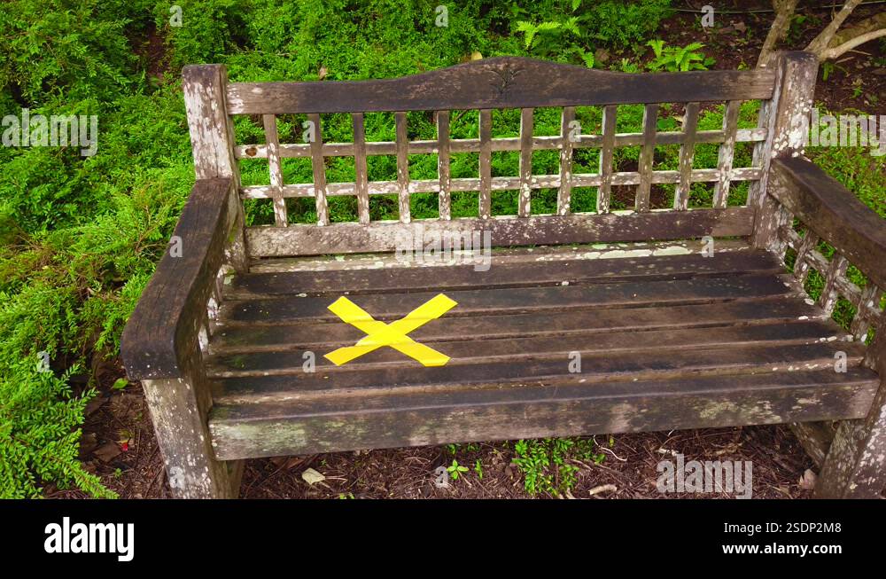 a chair with huge mark x sign for not setting Stock Video Footage - Alamy