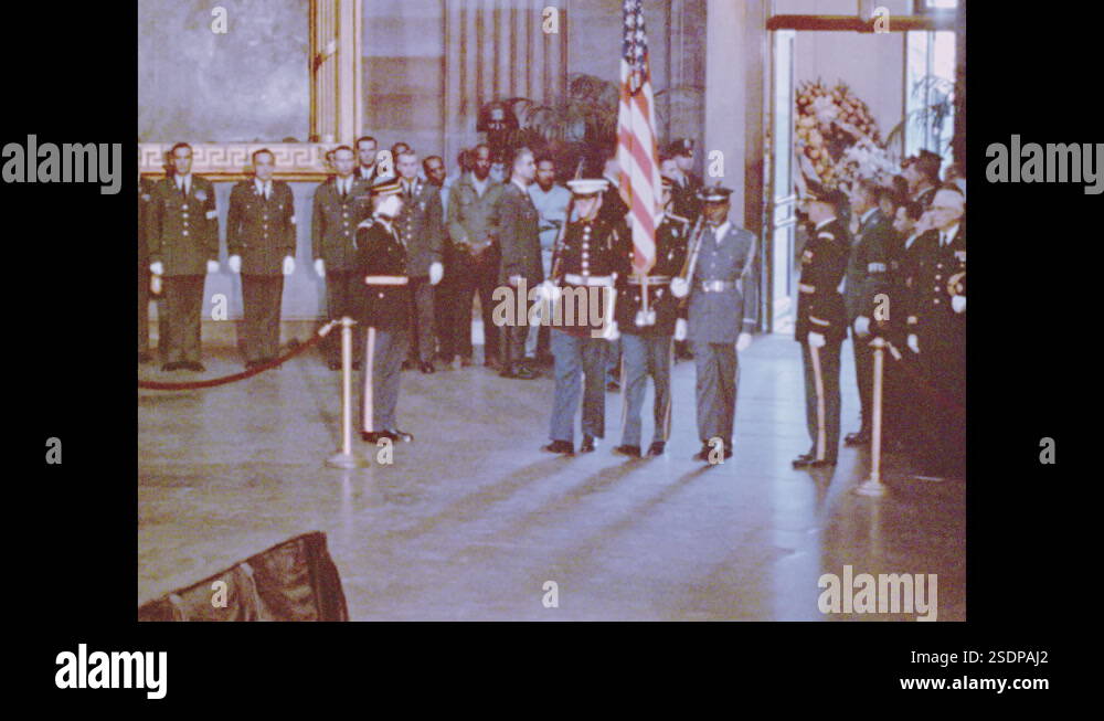 1960s Washington DC: Jackie Kennedy and children walk up steps ...