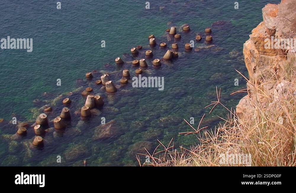 Mole jetty breakwater bulwark Stock Videos & Footage - HD and 4K Video ...