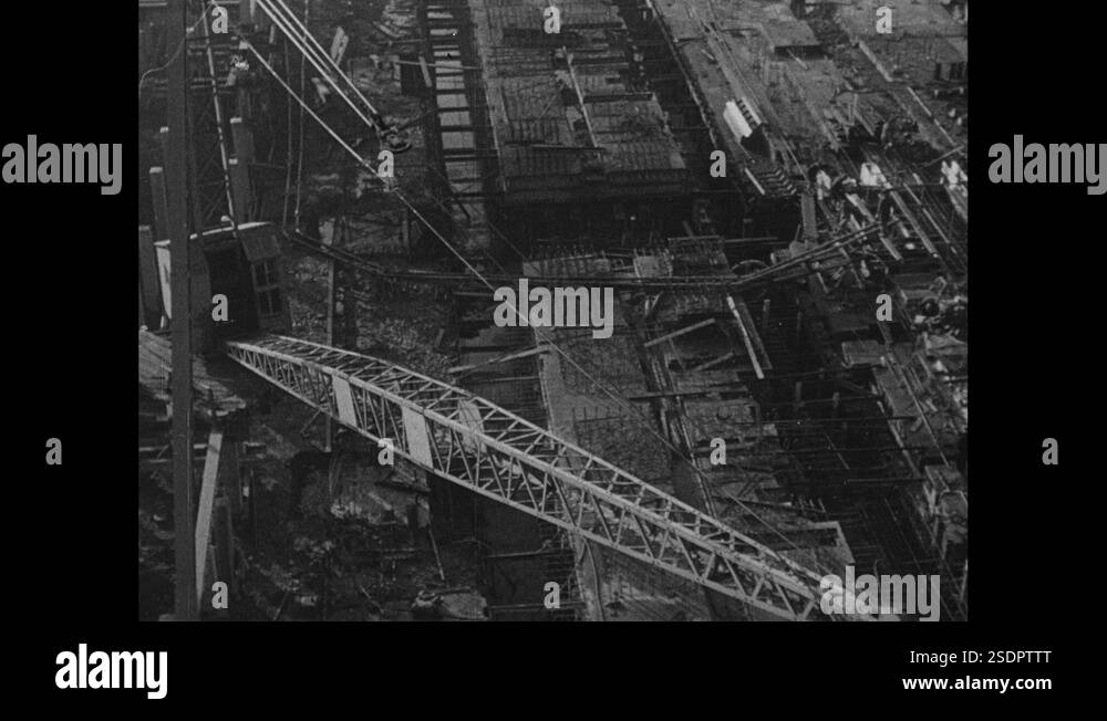 Crane civil engineering plant Stock Videos & Footage - HD and 4K Video ...