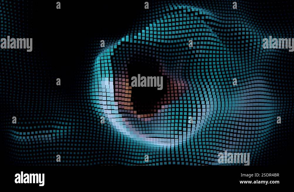 Colourful play of light passing through a prism. Wavy cards effect ...