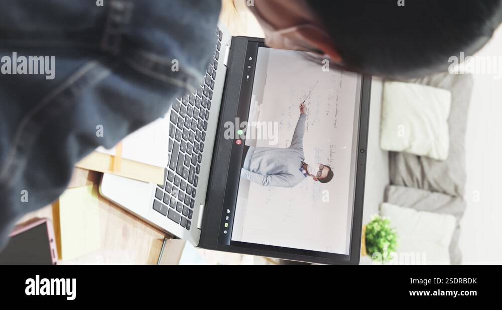 student learn calculus online Stock Video Footage - Alamy