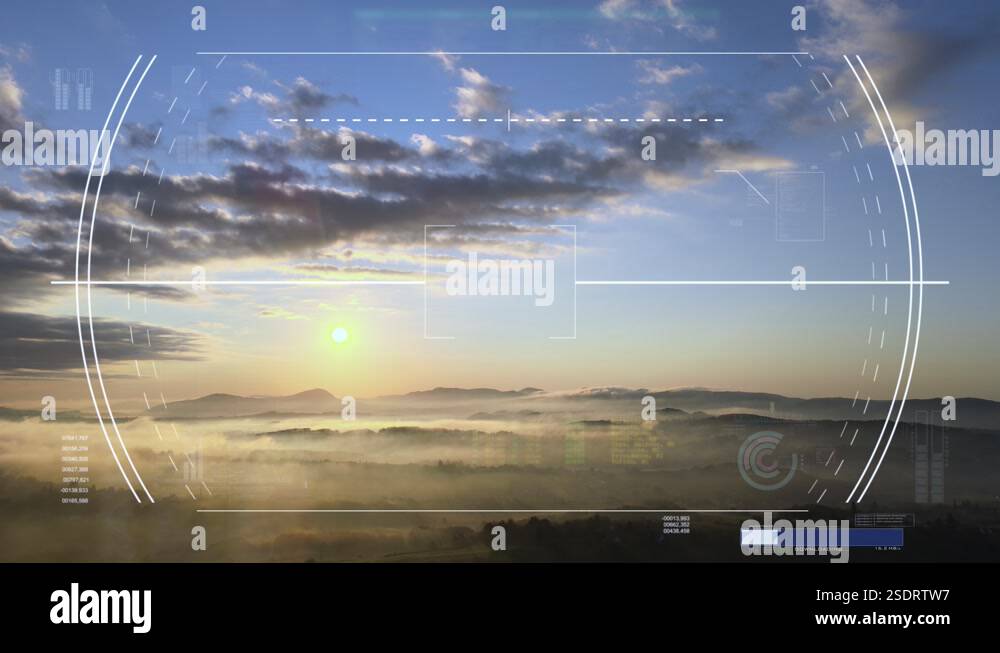 Futuristic drone pilot digital cockpit concept, AI interface Stock ...