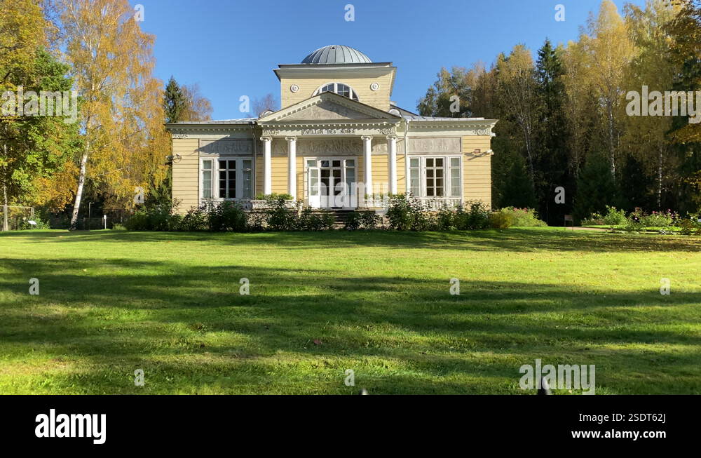 Pavlovsk Great Palace and Park in autumn St. Petersburg Russian culture ...
