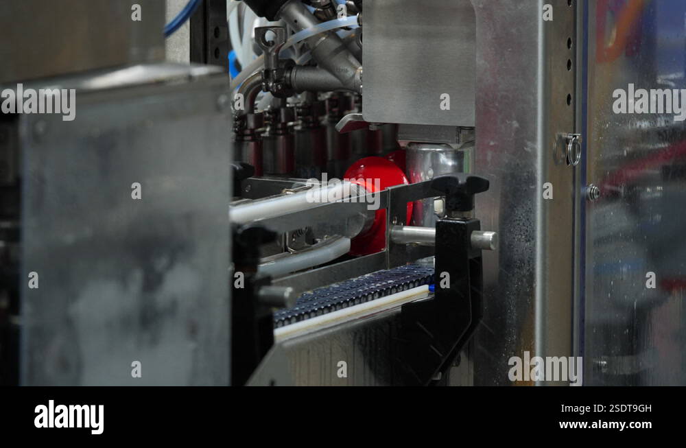Brewery canning line beers poured Stock Video Footage - Alamy