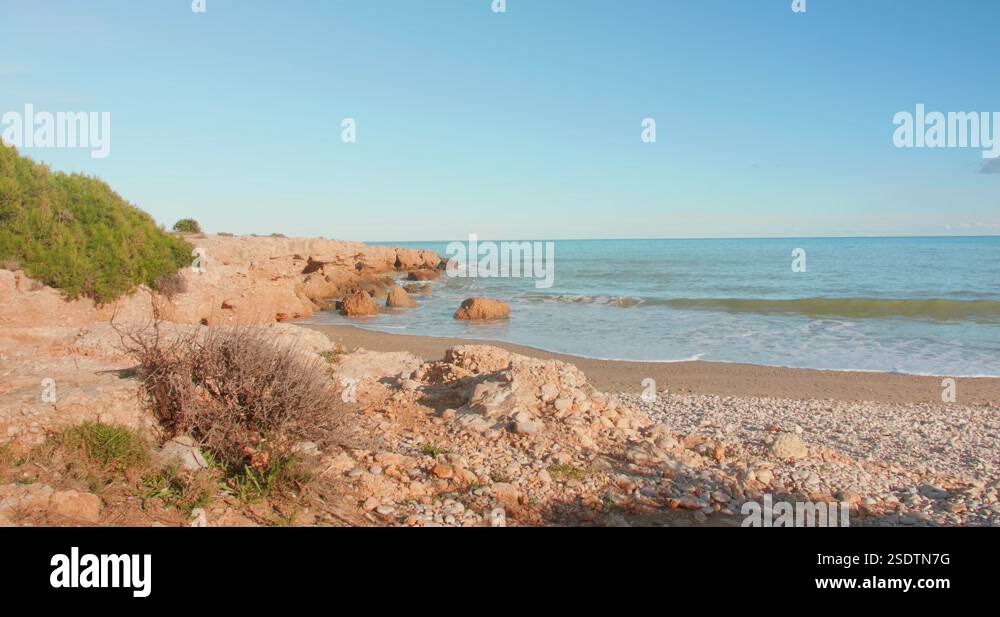 Beautiful preserved beach and cove (Playa del Moro) In Alcossebre ...