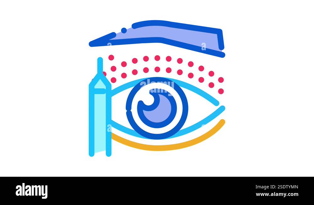 eyelid surgery design phase Icon Animation Stock Video Footage - Alamy