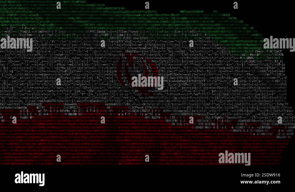 Waving digital flag of Iran on computer screen, looping motion background Stock Video Footage ...