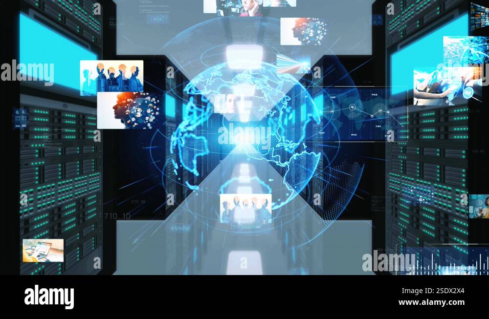 Data center. System integration. Graphical user interface. Digital ...