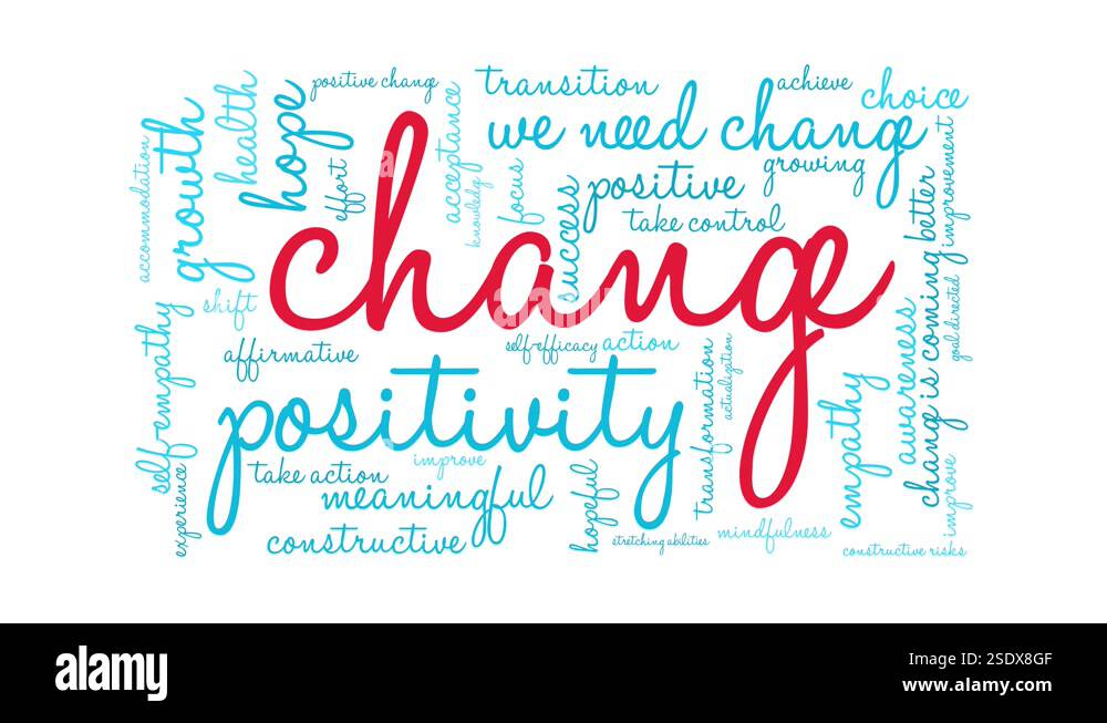 Change animated word cloud on a white background Stock Video Footage ...