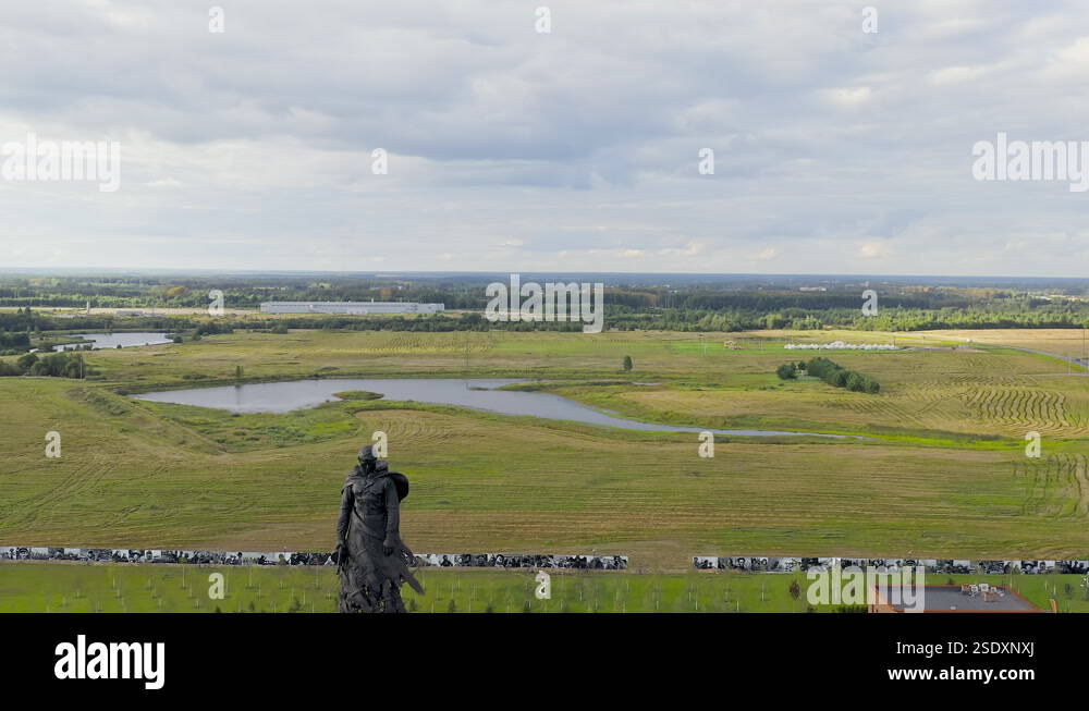 Rzhev, Russia. The Rzhev Memorial to the Soviet Soldier is dedicated to ...