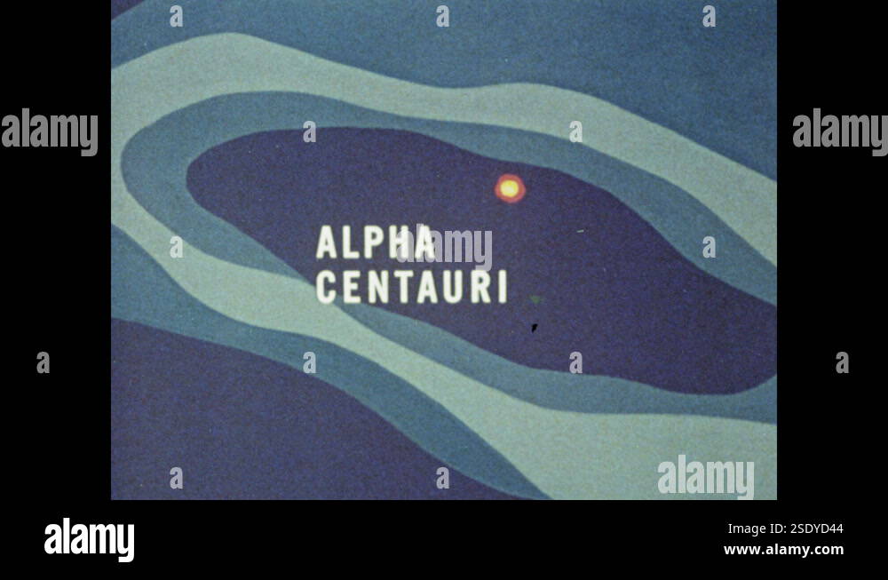 1950s: Animated sun's rays reach Earth. Rays radiate from star labeled ...