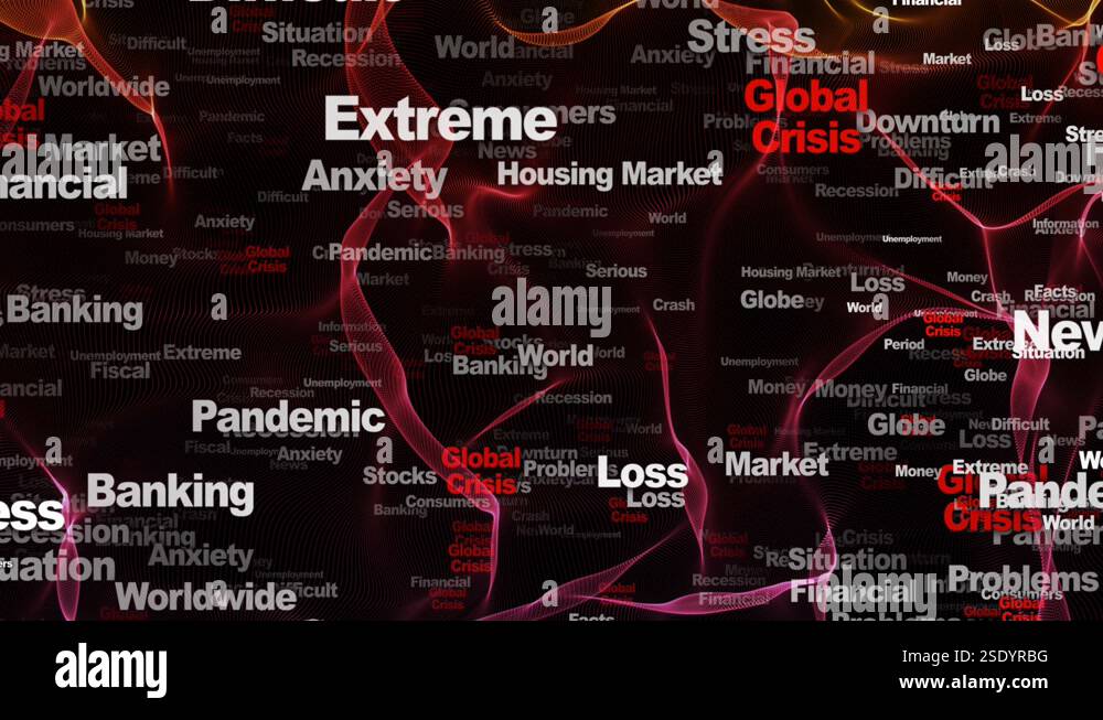 GLOBAL CRISIS Keywords Animation, Background, Loop Stock Video Footage ...