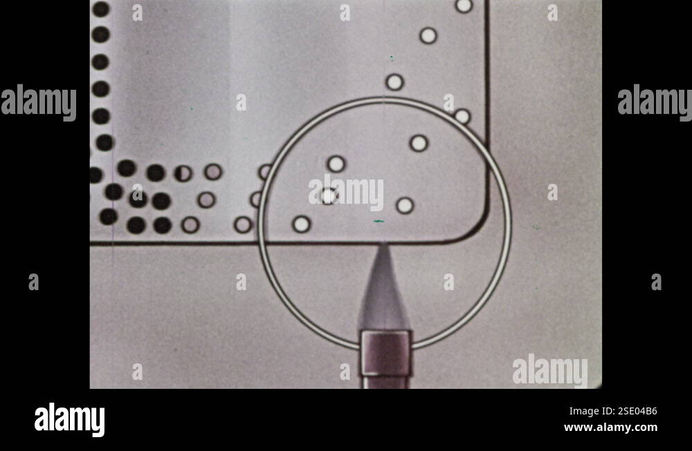 1950s: Animated molecules move in beaker of ice and water. Animated ...