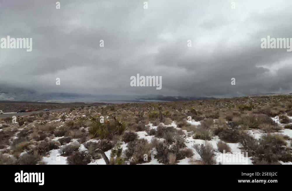 FPV 4K Drone Footage Flying Over Snow and Bushes Stock Video Footage ...