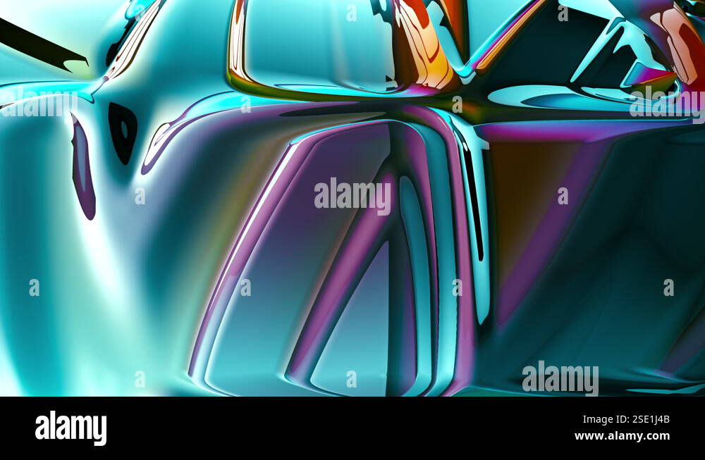 Abstract Multi Colored 3D Shiny Wall Texture Background Loop Stock ...