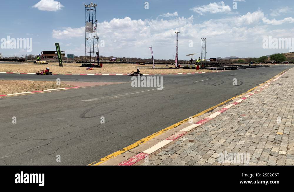 Summer day video of racing track in Windhoek, Namibia Stock Video ...