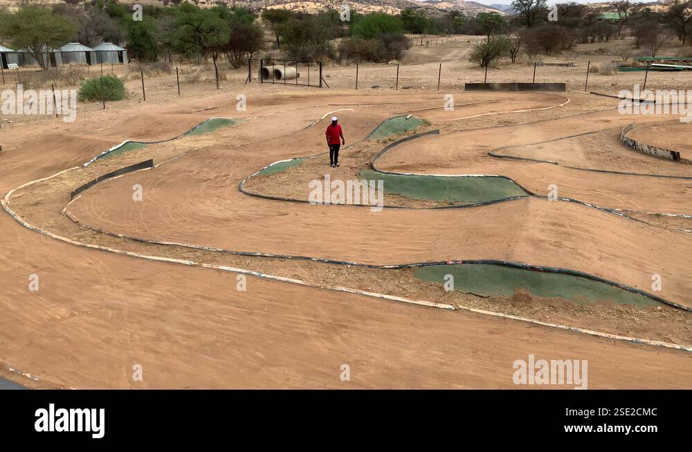 Summer day video of racing track in Windhoek, Namibia Stock Video ...