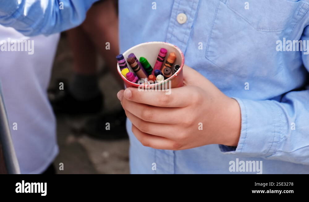 Children crayons drawing Stock Videos & Footage - HD and 4K Video Clips ...