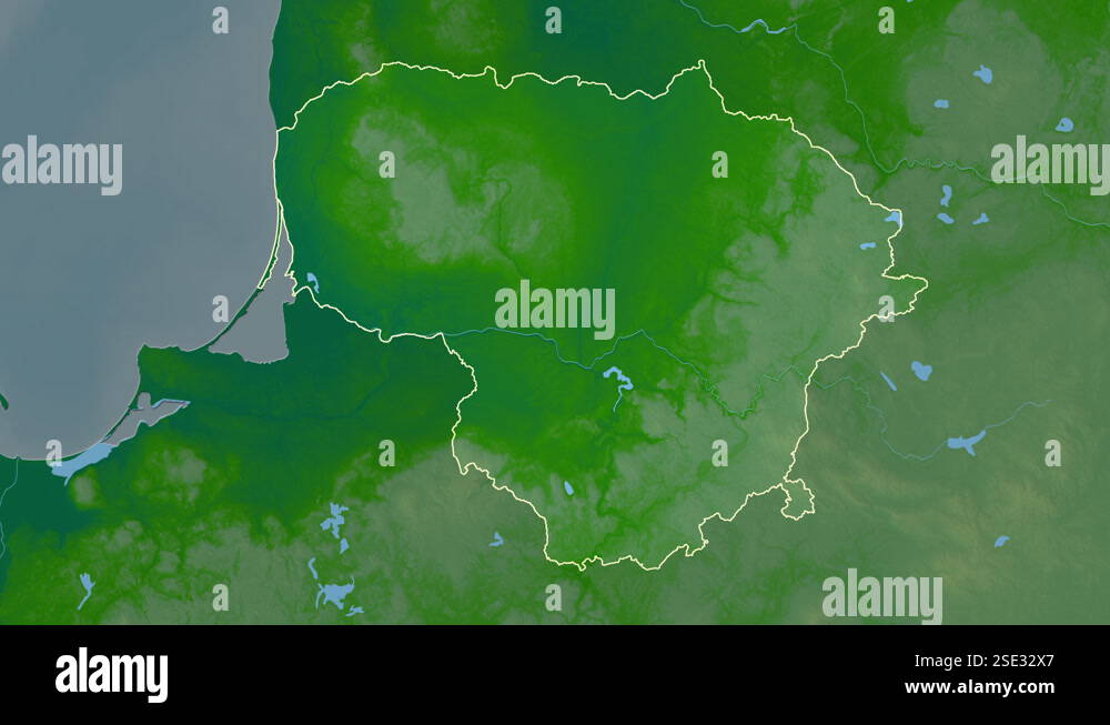 Lithuania map zoom border physical Stock Videos & Footage - HD and 4K ...