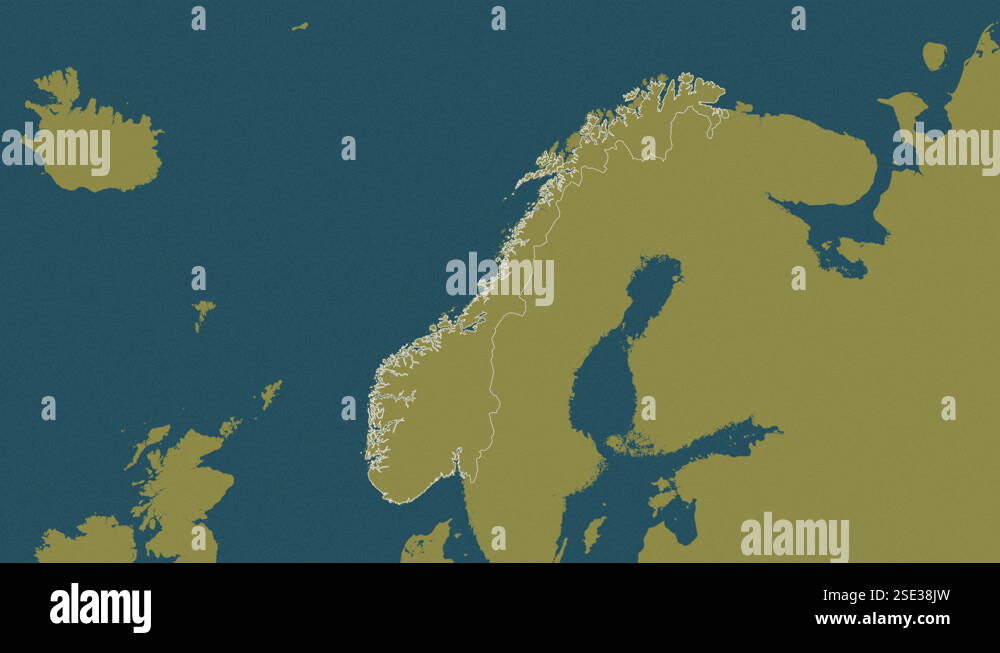 Norway map - drive. Regions. Pattern Stock Video Footage - Alamy