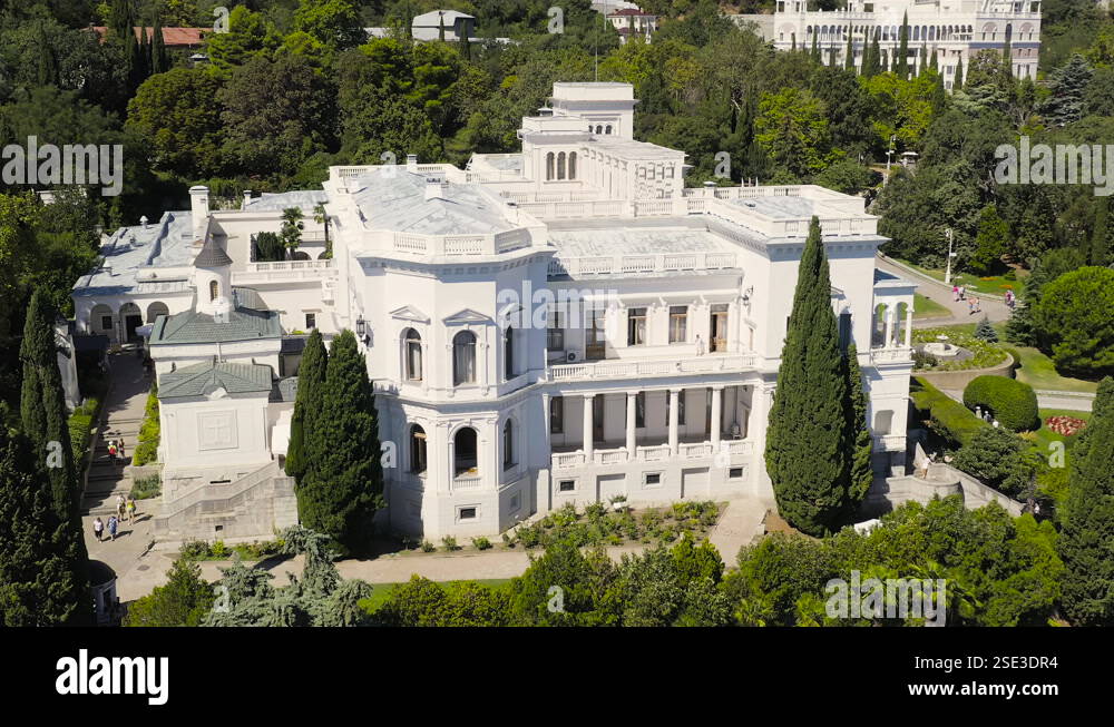 Livadia, Crimea. Livadia Palace - located on the shores of the Black ...