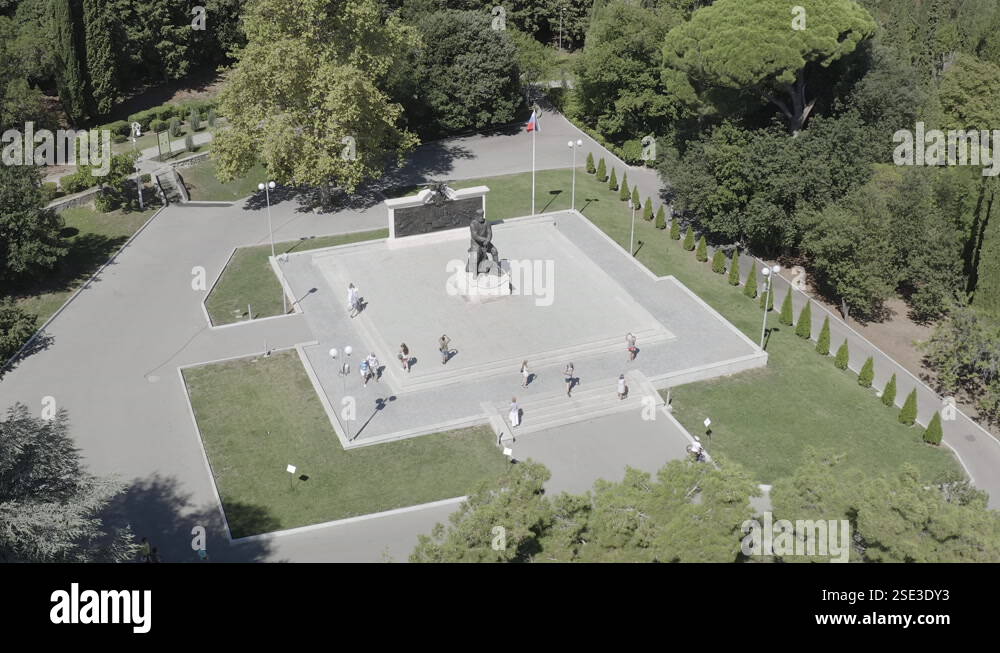 D-Log. Yalta, Crimea. Monument to Alexander III in Yalta - a monument ...