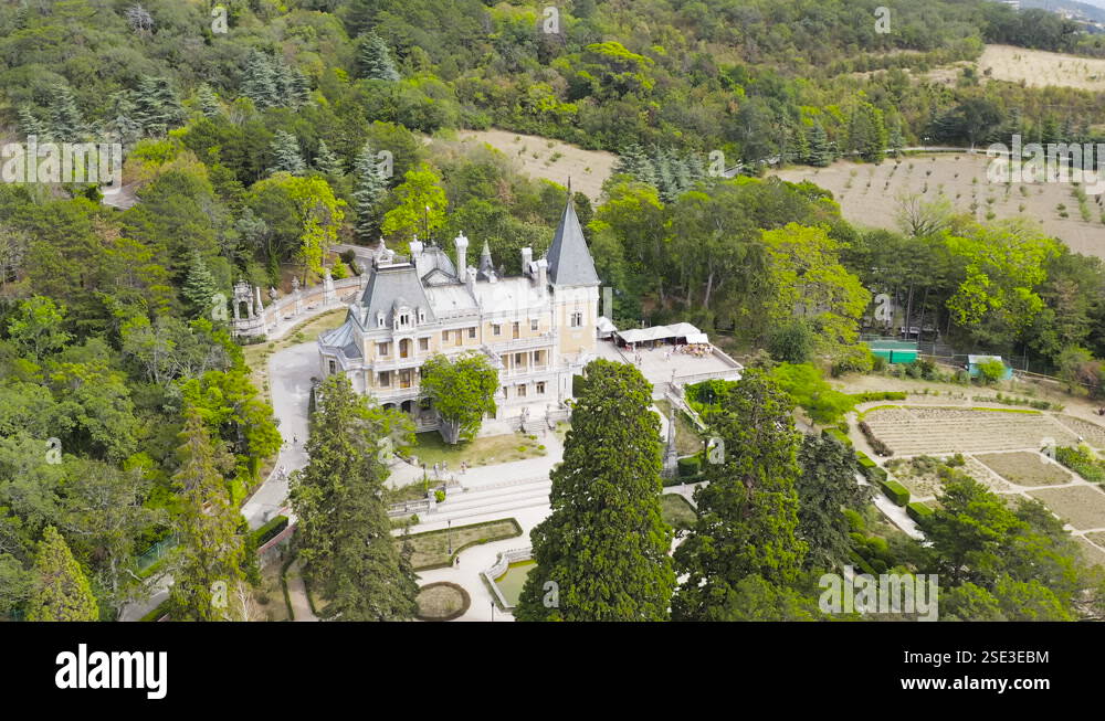 Masandra, Crimea. The Massandra Palace of Emperor Alexander III is ...