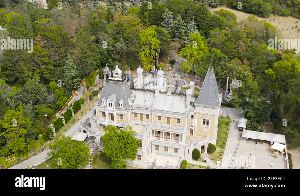 Masandra, Crimea. The Massandra Palace of Emperor Alexander III is ...