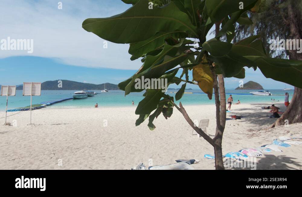 Exotic Island of Koh Hey (Coral Island) landscape view to idyllic Stock ...