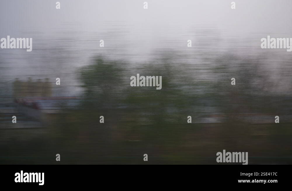 qingdao to nanjing sunset train road trip passenger pov panorama 4k ...