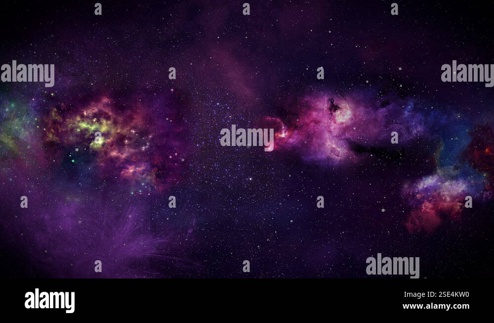 Flying In Orion Nebula, Animation Loop Stock Video Footage - Alamy