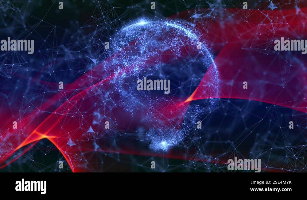 Abstract world technology background Stock Video Footage - Alamy