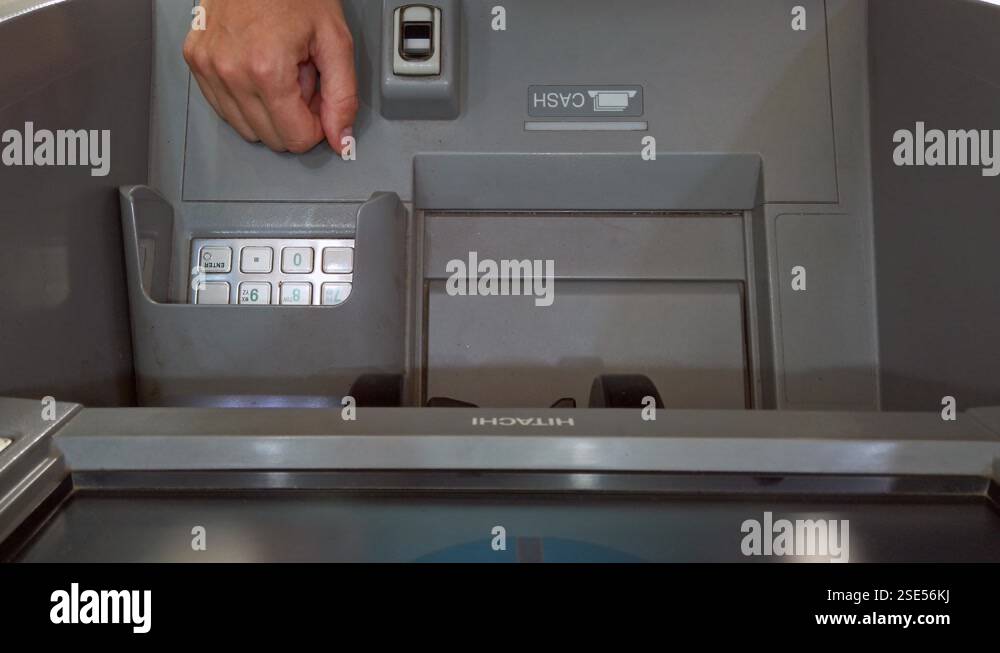 Woman taking indian rupees banknotes from ATM Stock Video Footage - Alamy