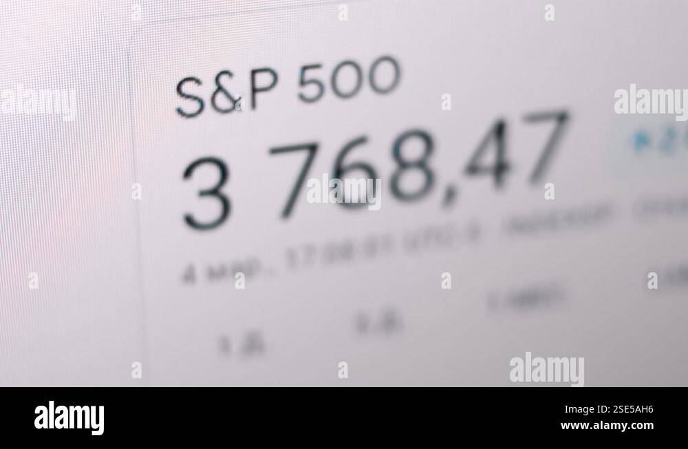 The S P 500 Index is an index of the stock equity prices of the largest ...