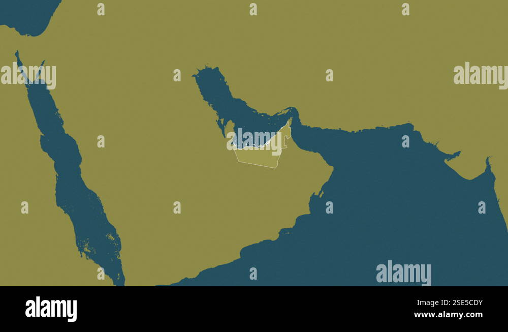 United Arab Emirates map - glide. Border. Pattern Stock Video Footage ...