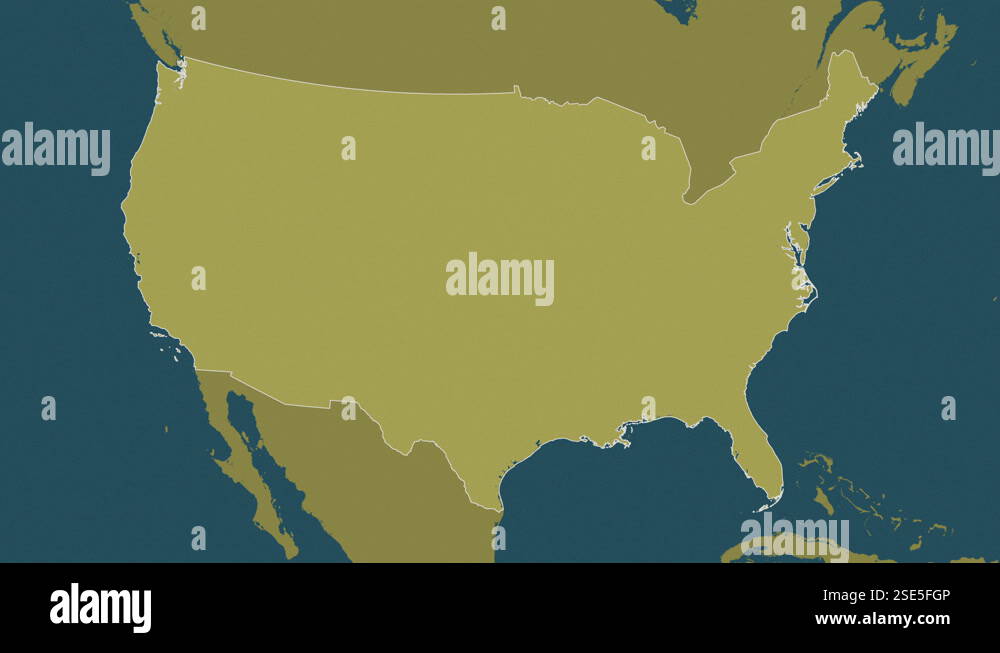 United States map - zoom. Regions. Pattern Stock Video Footage - Alamy