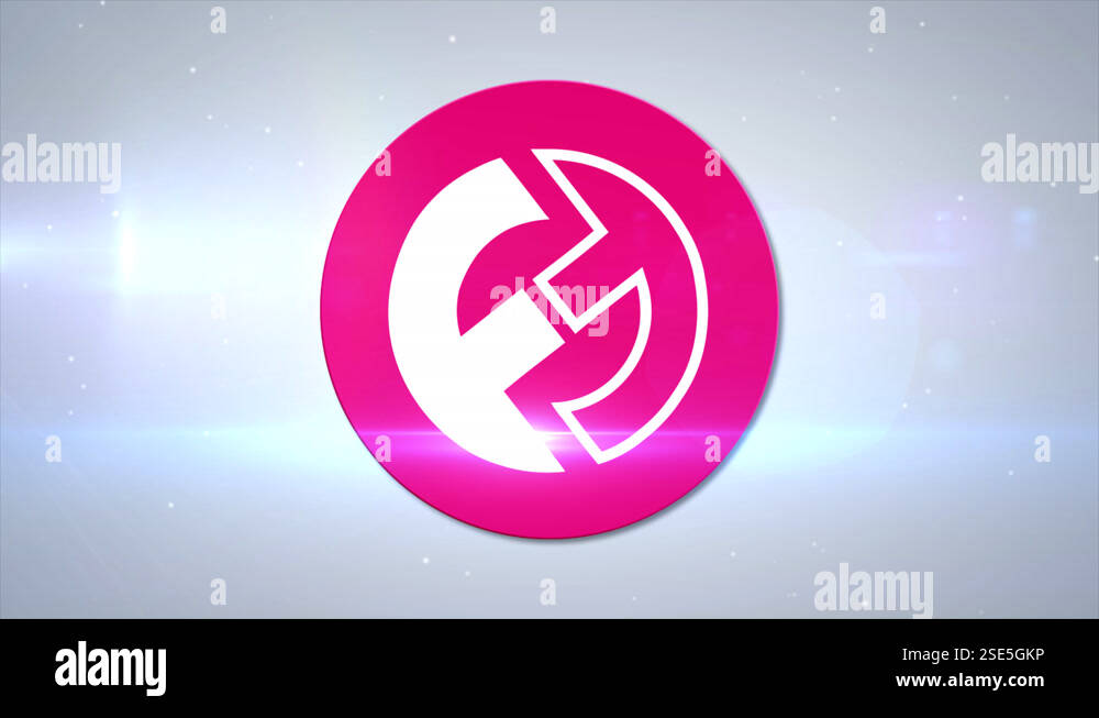 FunFair FUN Cryptocurrency Logo Coin 3d Animation Motion Graphics ...