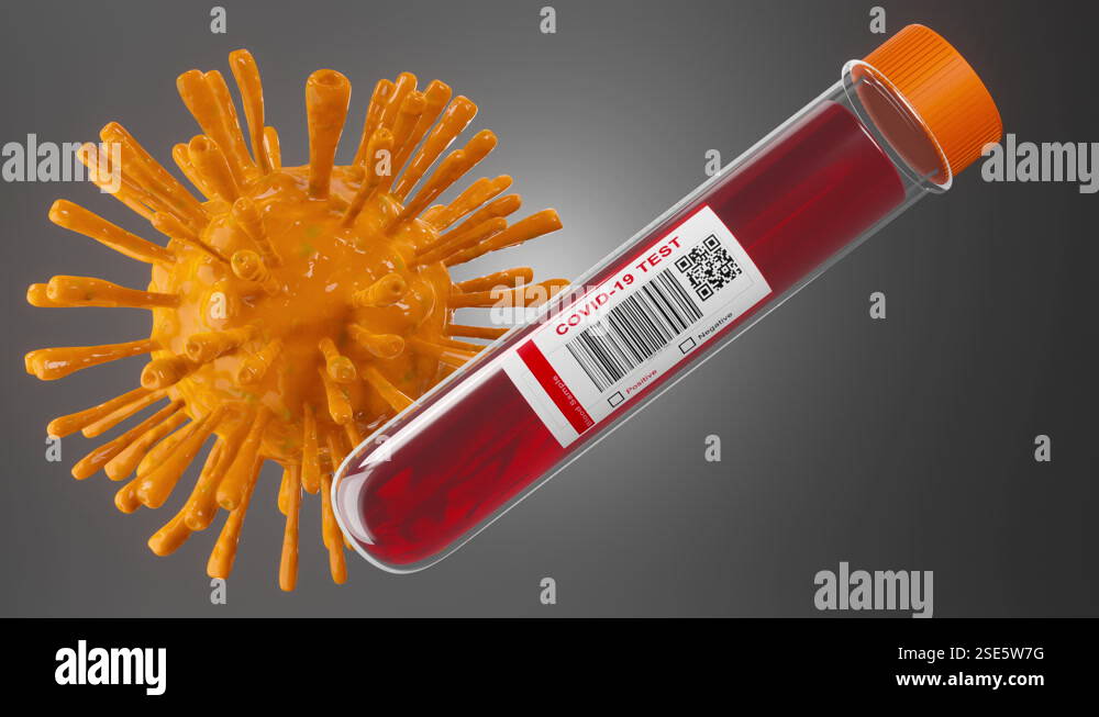 Positive COVID-19 Blood test 3D animation Stock Video Footage - Alamy