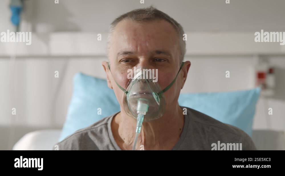 Portrait elderly person oxygen mask Stock Videos & Footage - HD and 4K ...